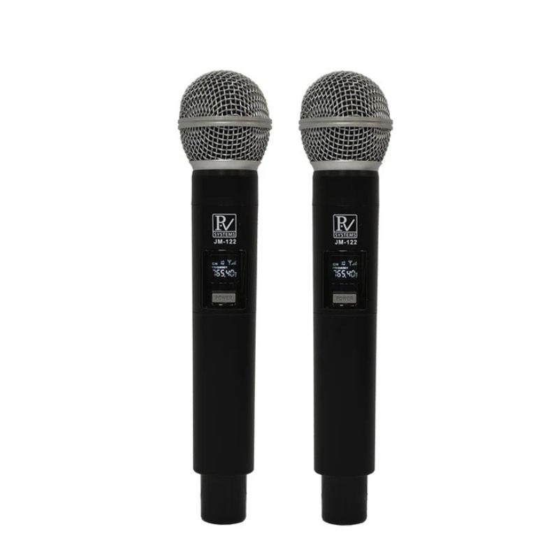خرید و قیمت میکروفن بی سیم2 عددی PV JM 122 Wireless microphone نورنگار ...