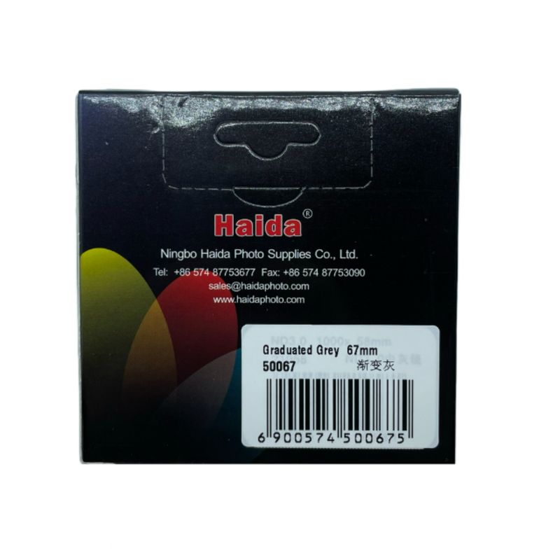 خرید و قیمت فیلتر لنز عکاسی هایدا Haida GRADUAL GREY 67MM Filter ...